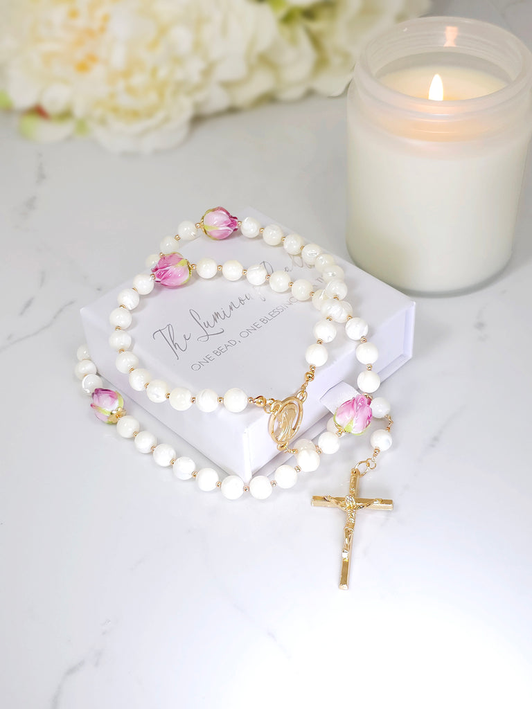 Handcrafted Rosaries for a Mission - The Luminous Beads